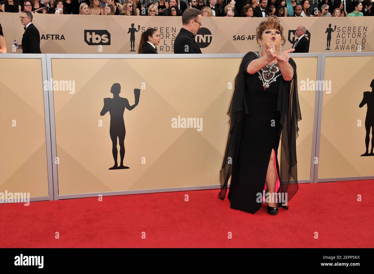 Lin Tucci arrives at the 24th annual Screen Actors Guild Awards at The ...
