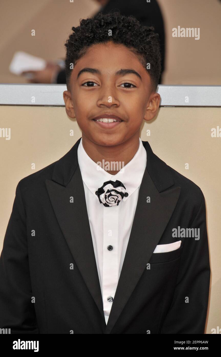 Miles Brown arrives at the 24th annual Screen Actors Guild Awards at ...