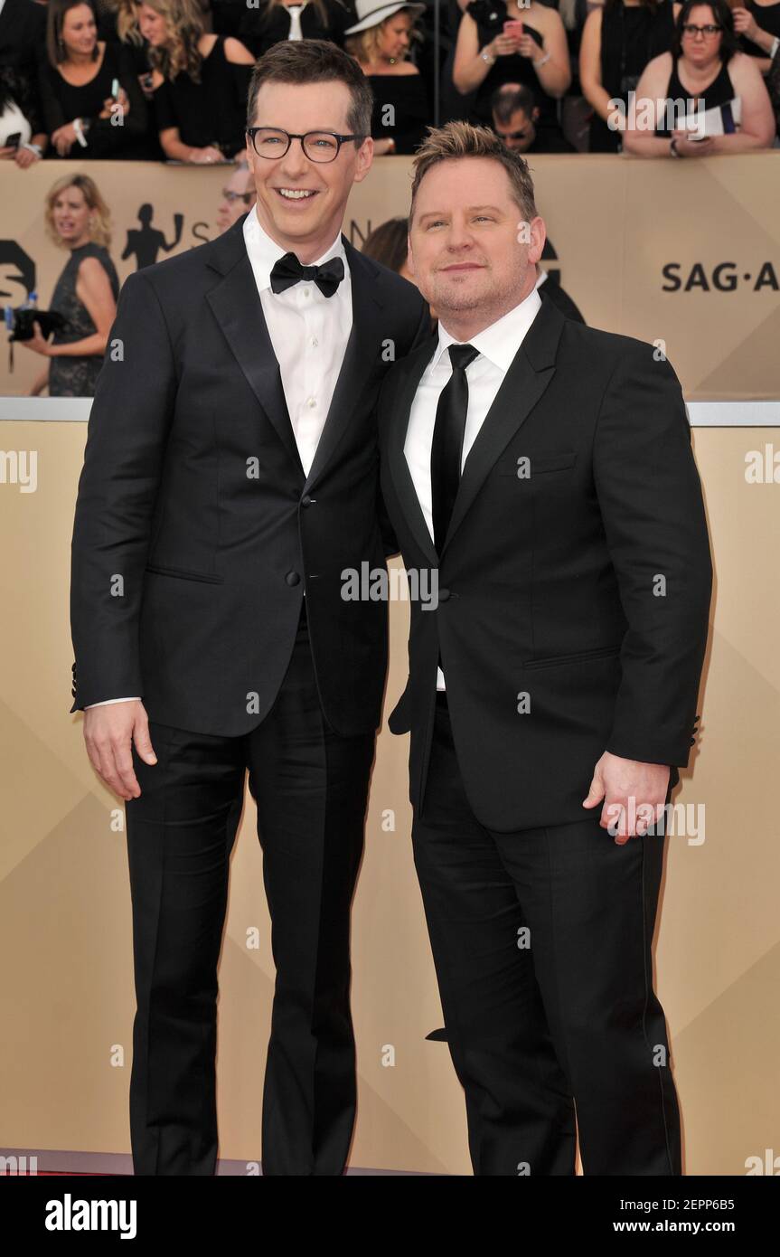 Sean Hayes arrives at the 24th annual Screen Actors Guild Awards at The ...