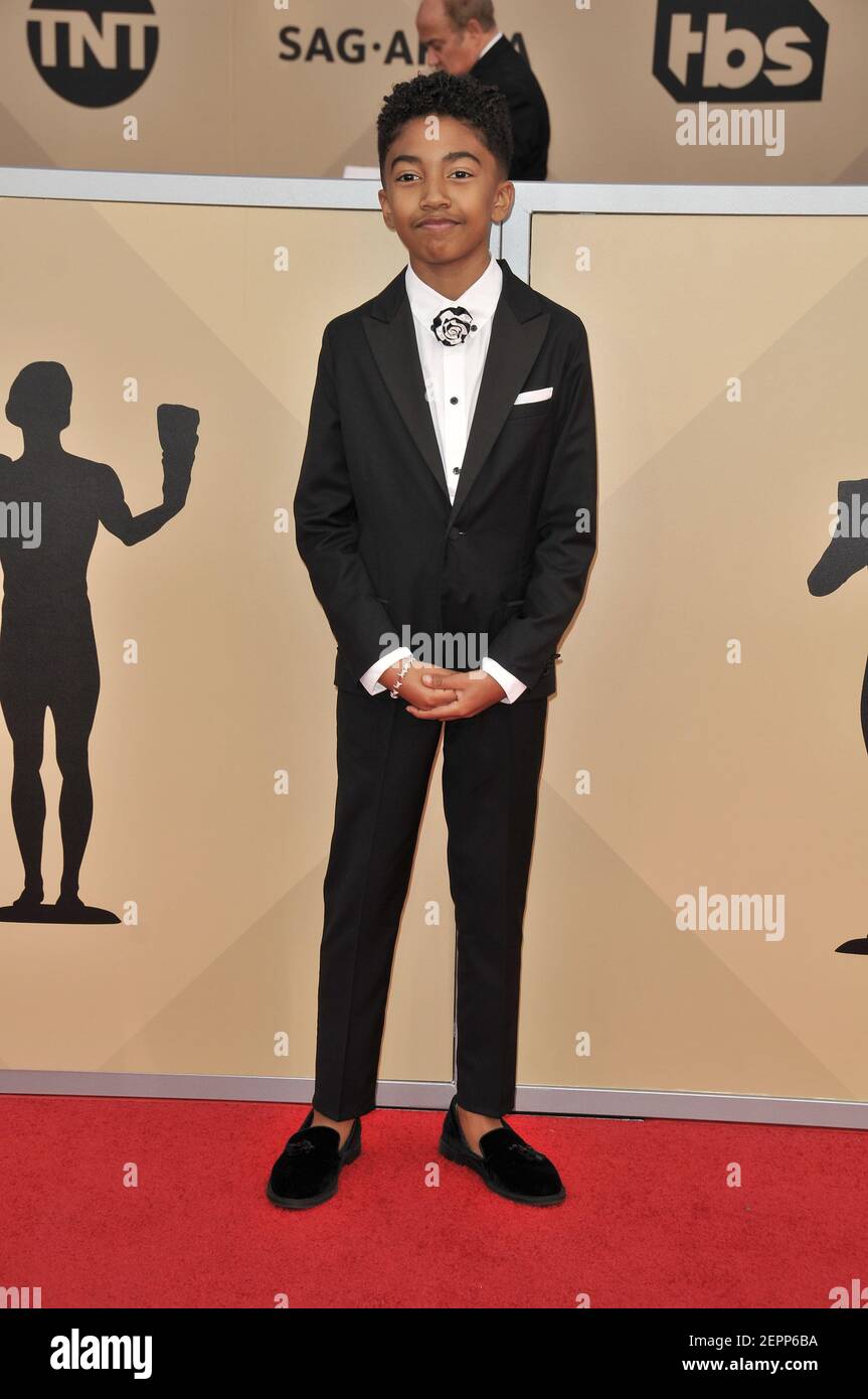 Miles Brown arrives at the 24th annual Screen Actors Guild Awards at ...
