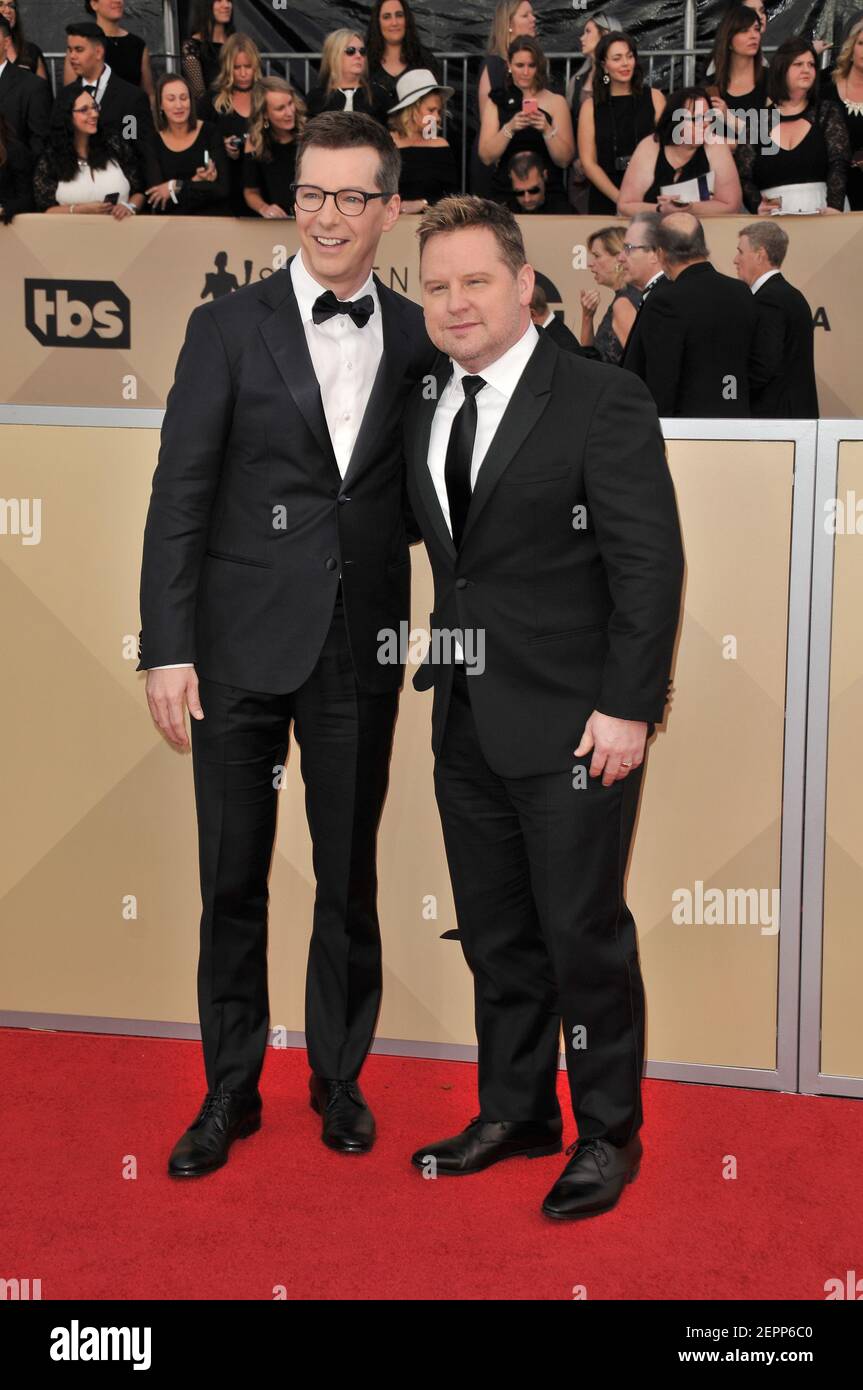 Sean Hayes arrives at the 24th annual Screen Actors Guild Awards at The ...