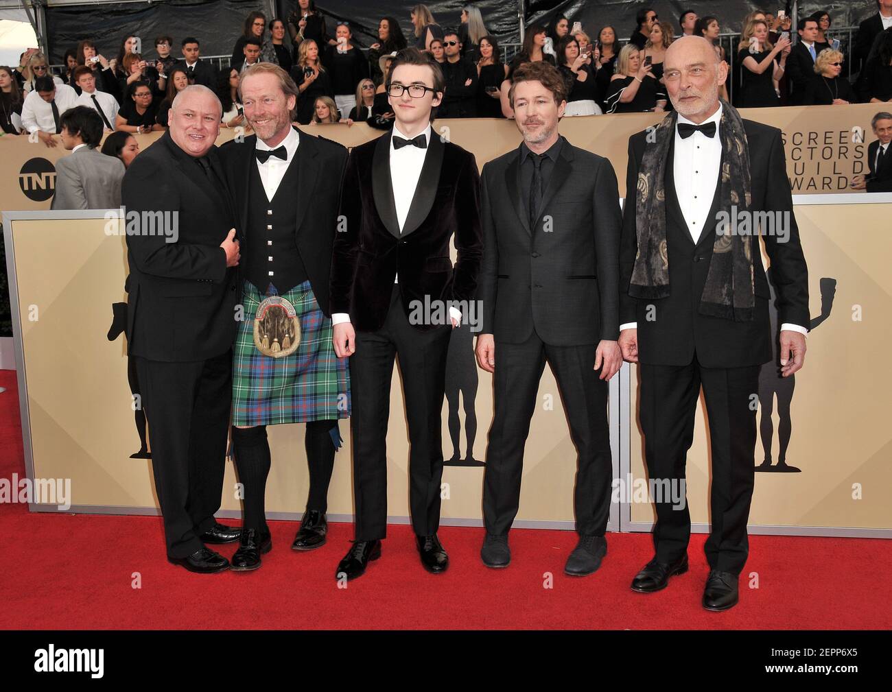 Cast of Game og Thrones arrives at the 24th annual Screen Actors Guild ...