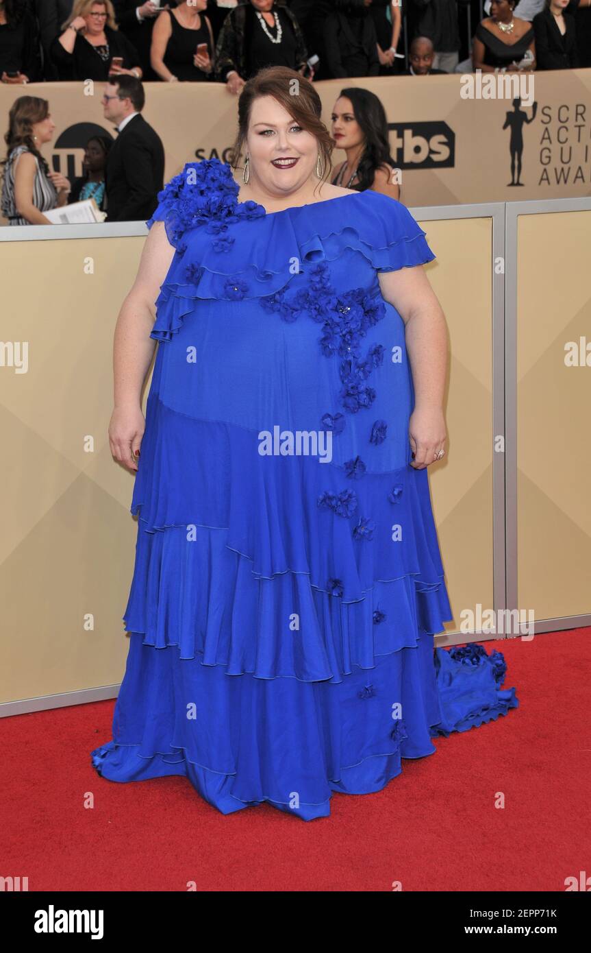 Chrissy Metz arrives at the 24th annual Screen Actors Guild Awards at ...