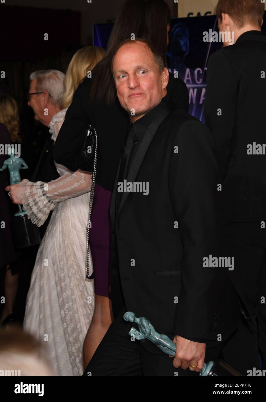 Woody Harrelson in the press room during the 24th Annual SAG Awards ...