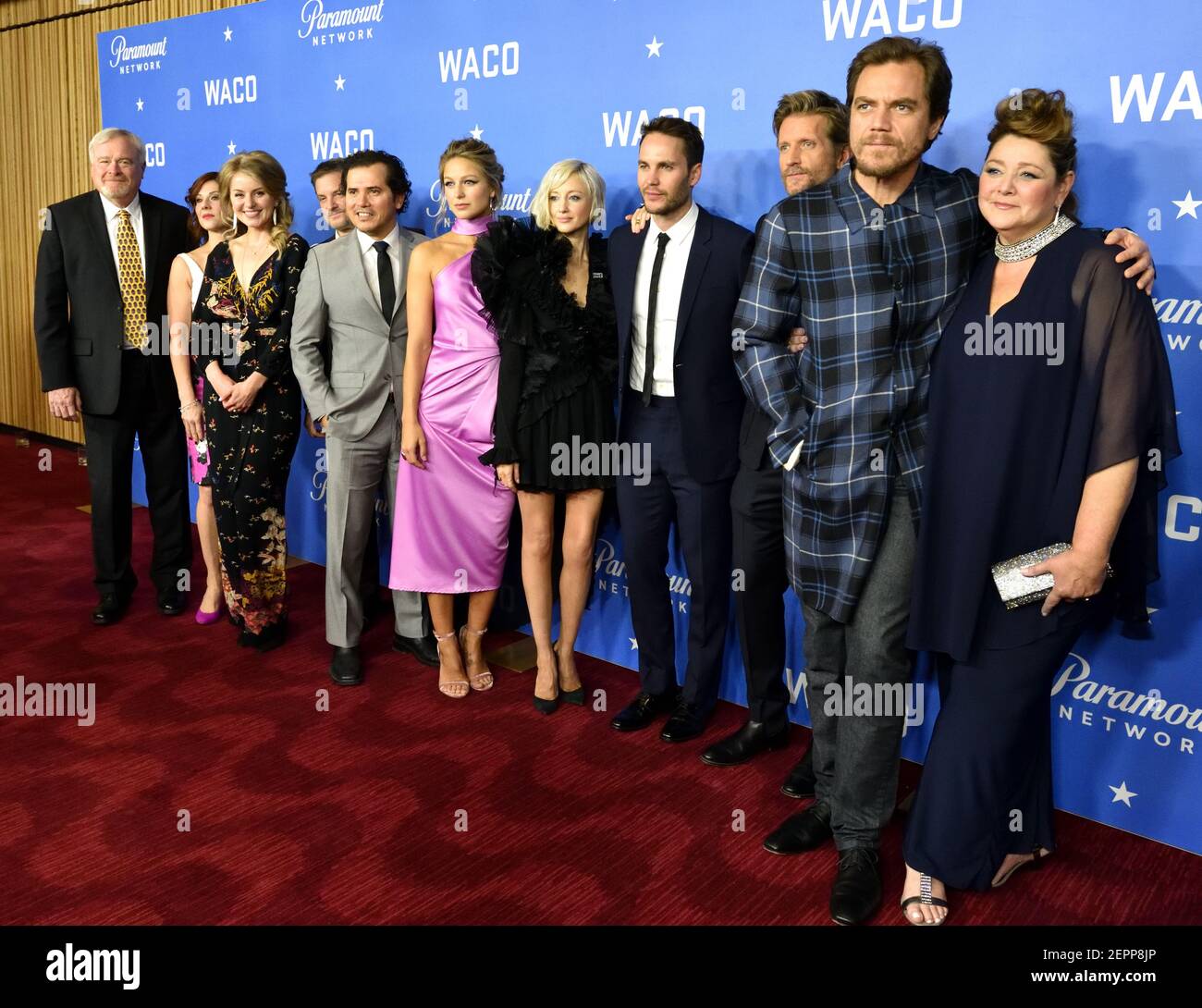 L-R: Author Gary Noesner and the cast of Waco, actors Stephanie ...