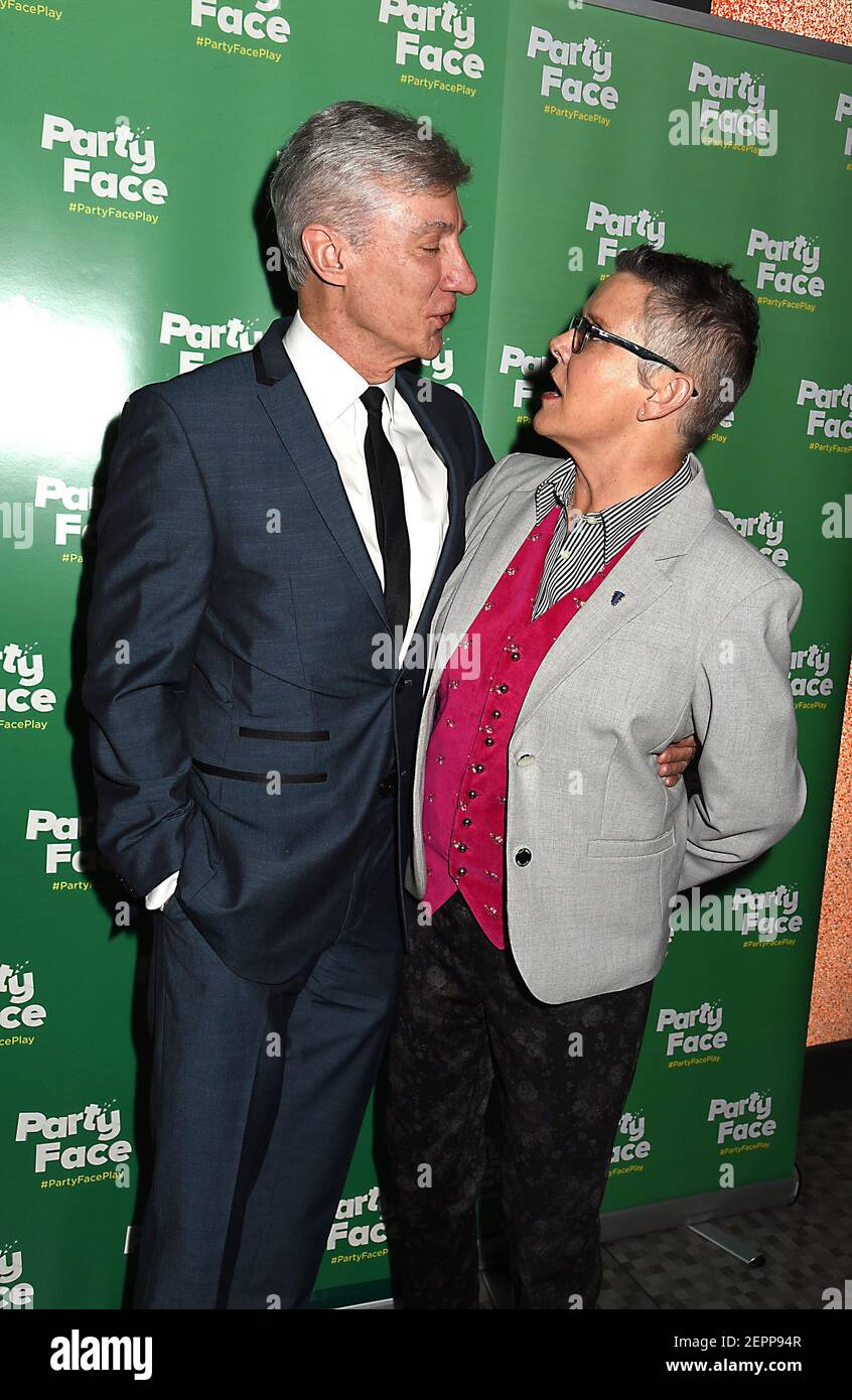 David Garrison and Amanda Bearse for "Married...With Children" attend ...