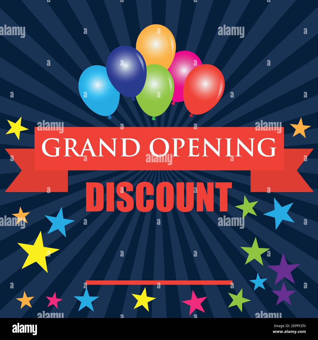 Grand opening discount poster hi-res stock photography and images - Alamy