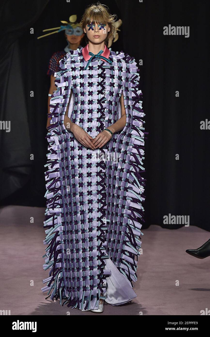 Model Hazel Crew walks on the runway during the Viktor Rolf Haute ...