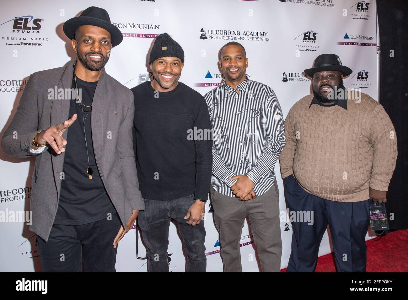 J. Ivy, Coodie, Chike, and Shaheem Reid attend the Recording Academy ...