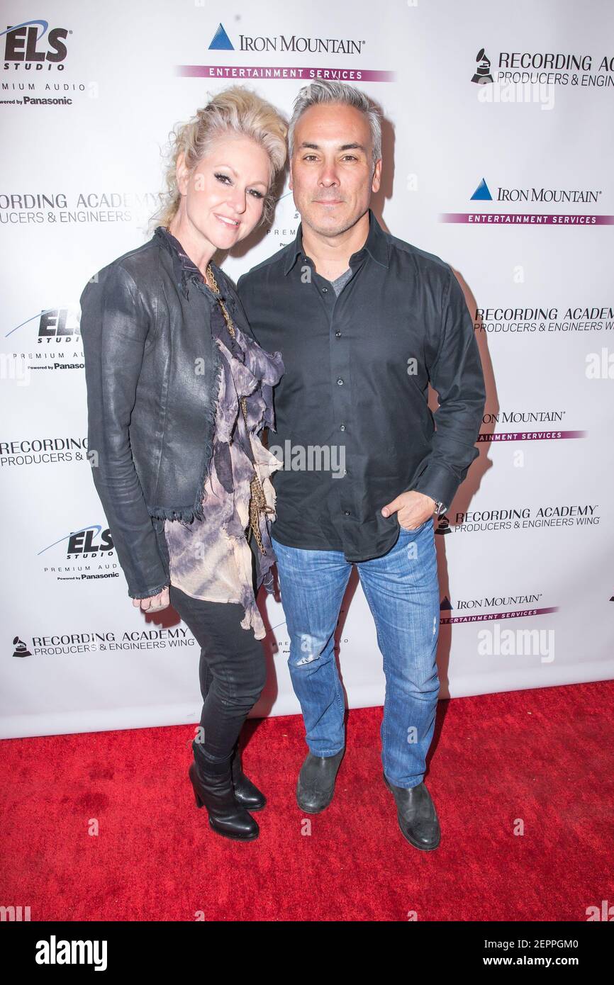 Mindi Abair and Eric Guerra attend the Recording Academy Producers and ...