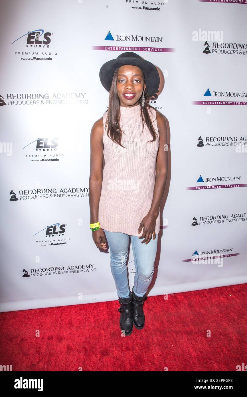 Brittney Boston attends the Recording Academy Producers and Engineers ...
