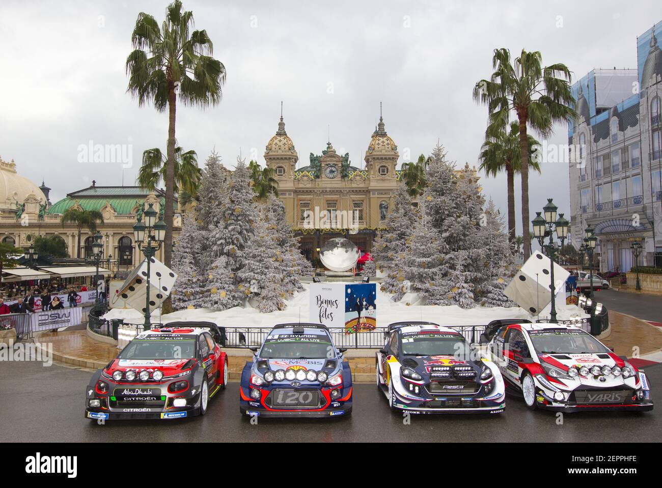 Monte Carlo, Monaco - January 25, 2018: FIA World Rallye Championship ...