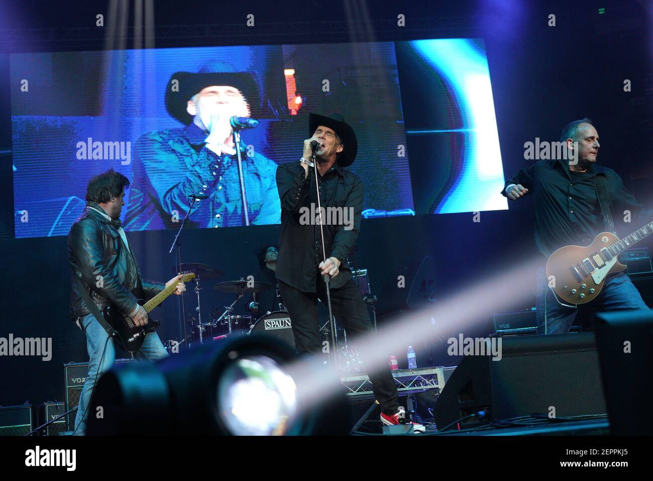 Members of the band Dramarama perform onstage during K-EARTH 101's ...