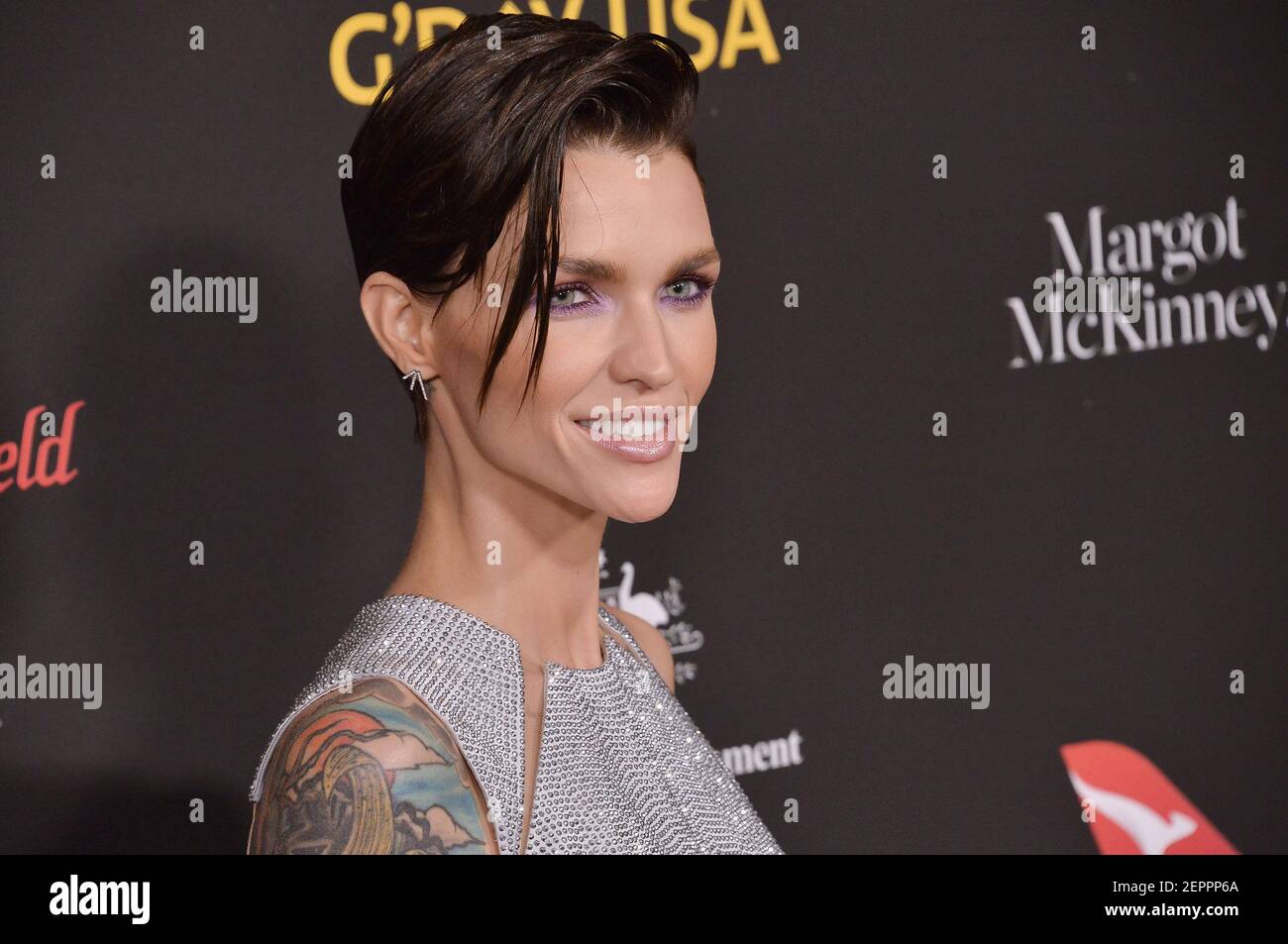 Ruby Rose arrives at the 2018 G'Day USA Los Angeles Gala held at the ...