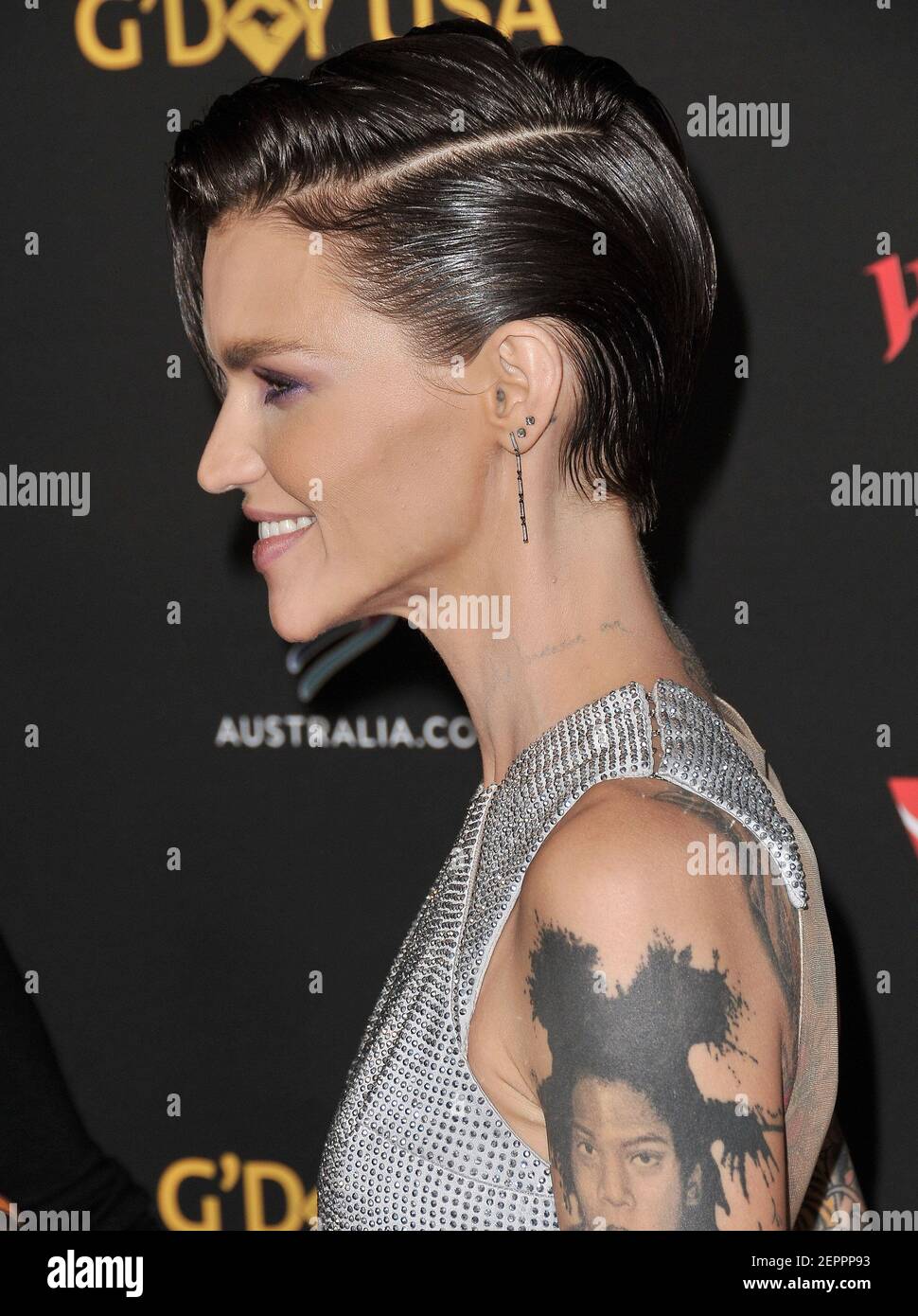 Ruby Rose arrives at the 2018 G'Day USA Los Angeles Gala held at the ...