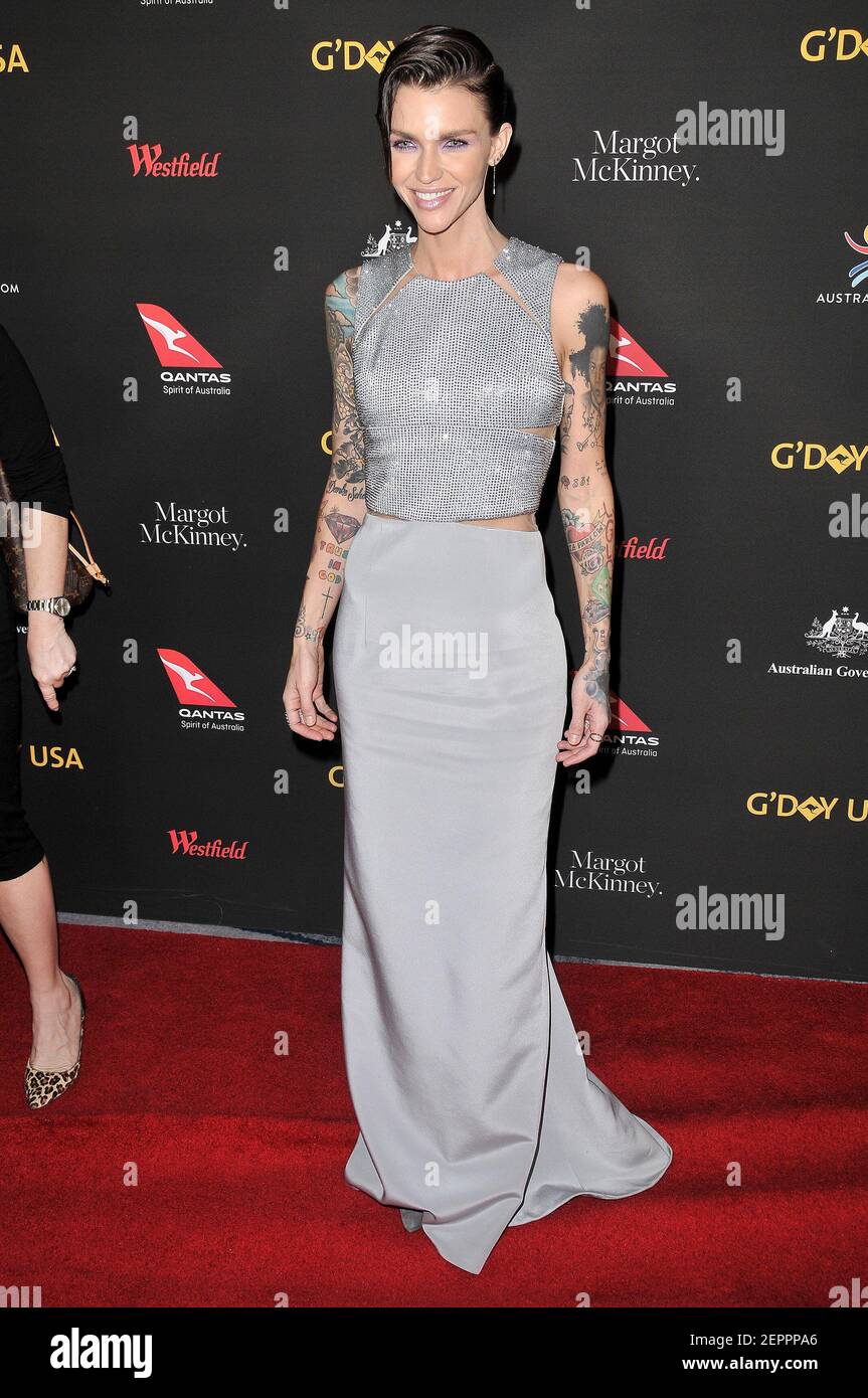 Ruby Rose arrives at the 2018 G'Day USA Los Angeles Gala held at the ...