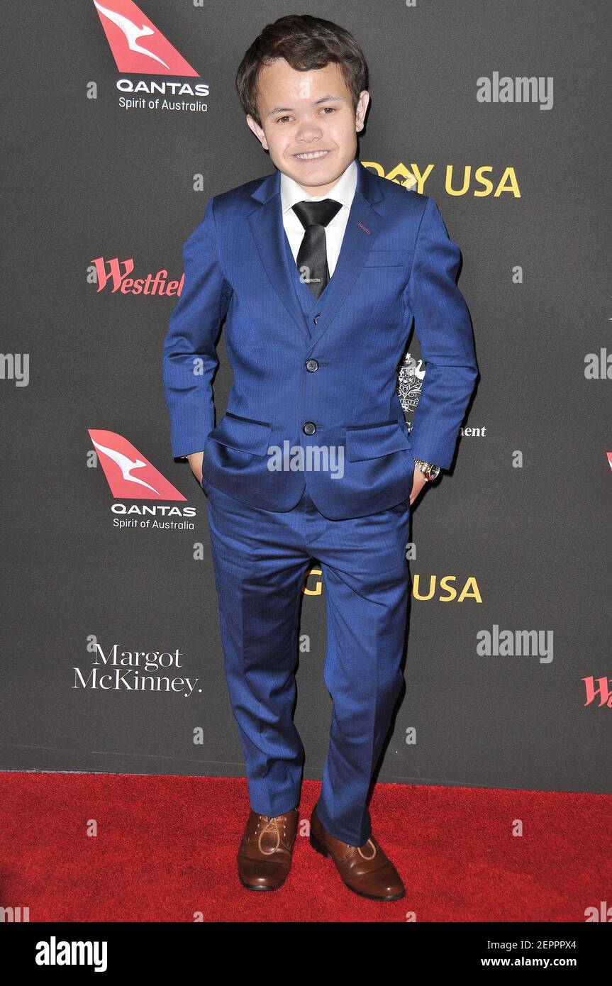 Sam Humphrey arrives at the 2018 G'Day USA Los Angeles Gala held at the ...