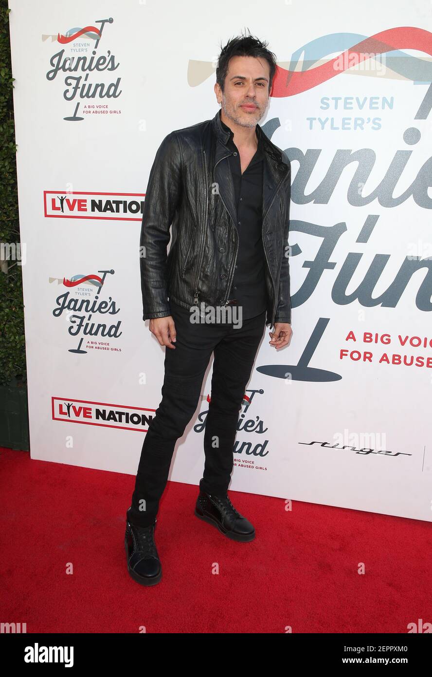 LOS ANGELES, CA - JANUARY 28: Edwin Arroyave, at Steven Tyler and Live ...