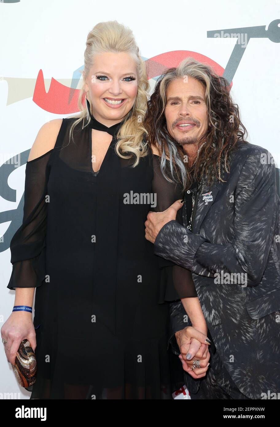 LOS ANGELES, CA - JANUARY 28: Melissa Peterman, Steven Tyler, at Steven ...