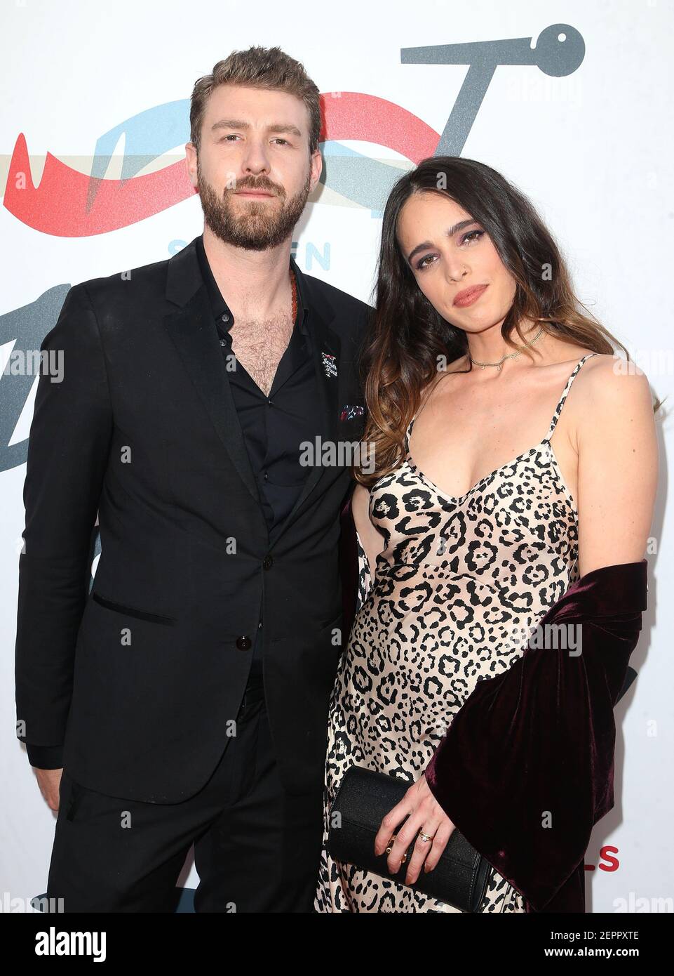 LOS ANGELES, CA - JANUARY 28: Jon Foster, Chelsea Tyler, at Steven ...