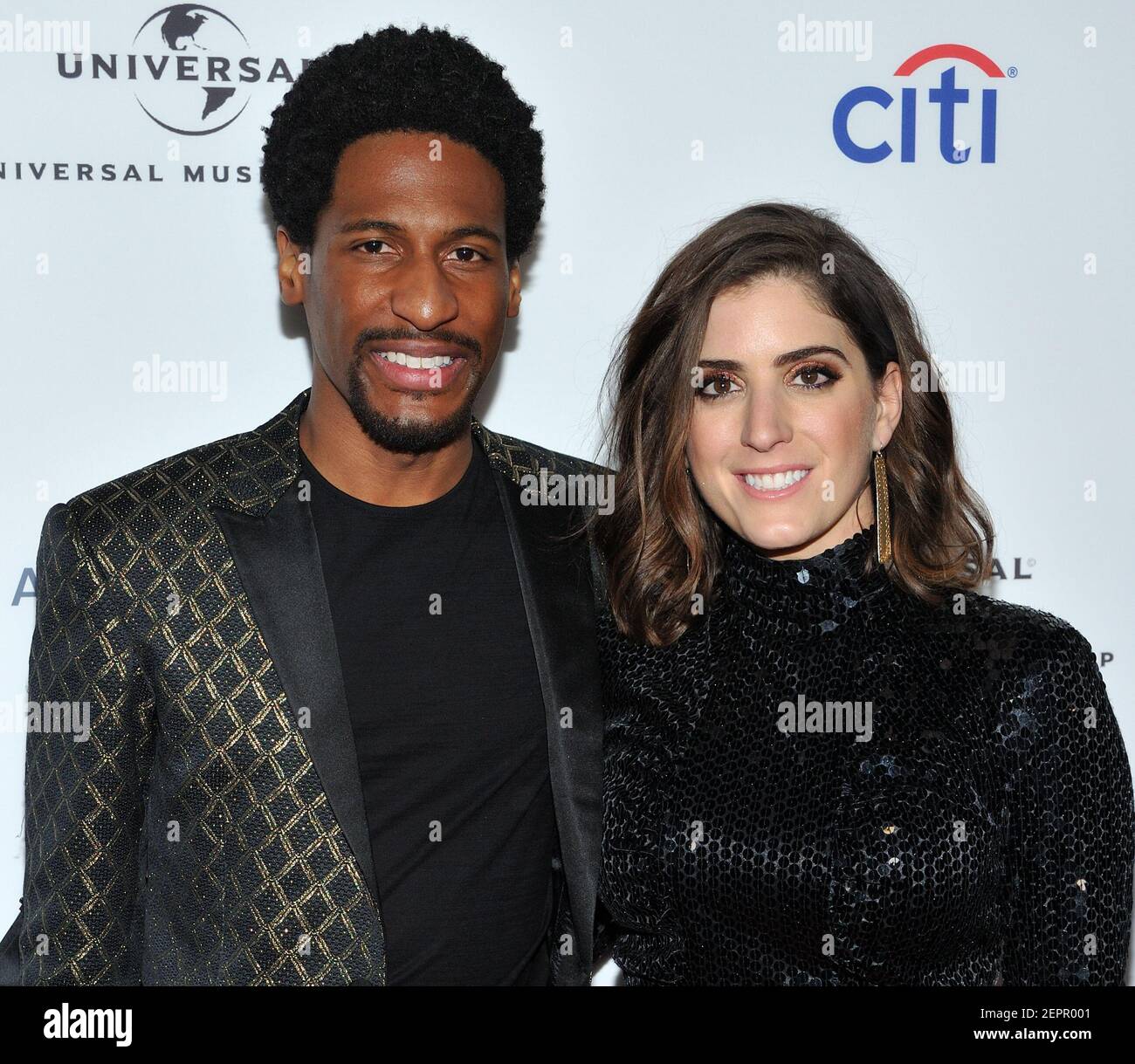 L-R: Musician Jon Batiste and writer Suleika Jaouad attend the ...