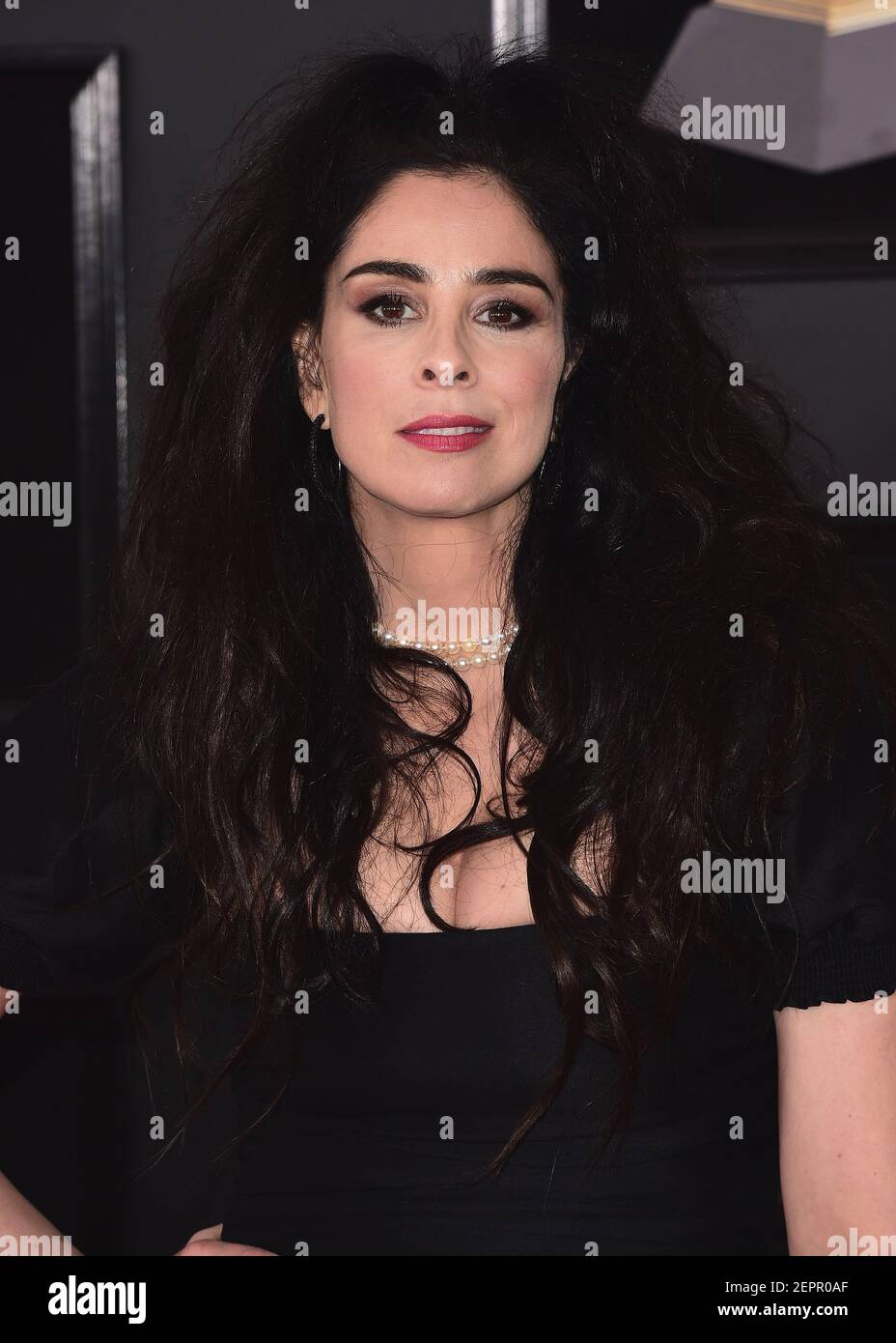 NEW YORK - JANUARY 28: Sarah Silverman at the 60th Annual Grammy Awards ...