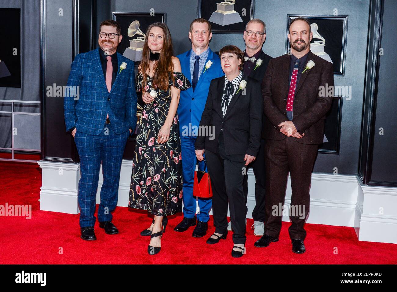 Offa Rex arrives at the 60th Annual GRAMMY Awards red carpet at Madison ...