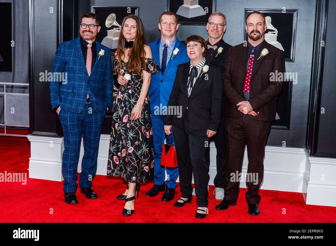 Offa Rex arrives at the 60th Annual GRAMMY Awards red carpet at Madison ...