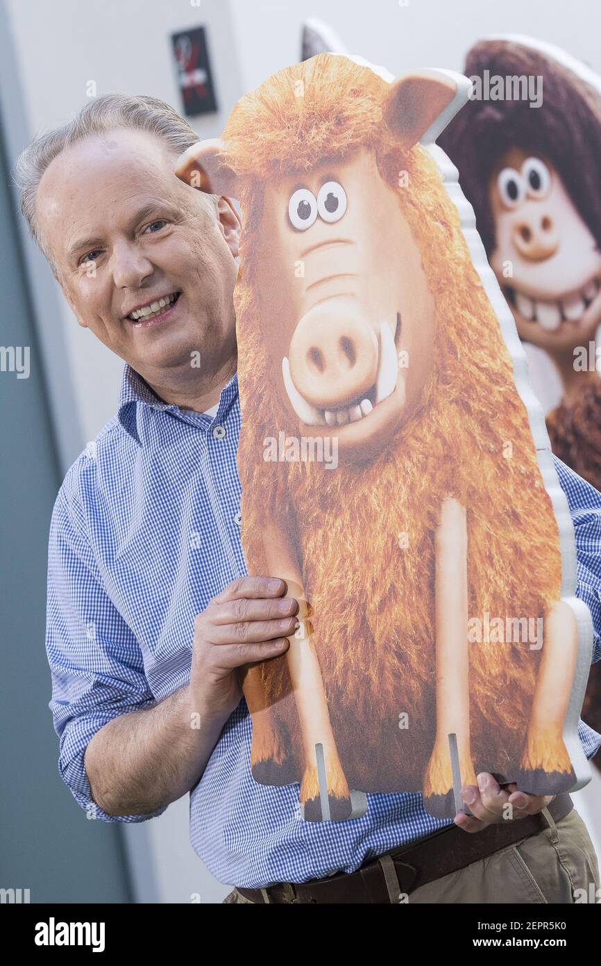 English director Nick Park attends to presentation of his last film ...