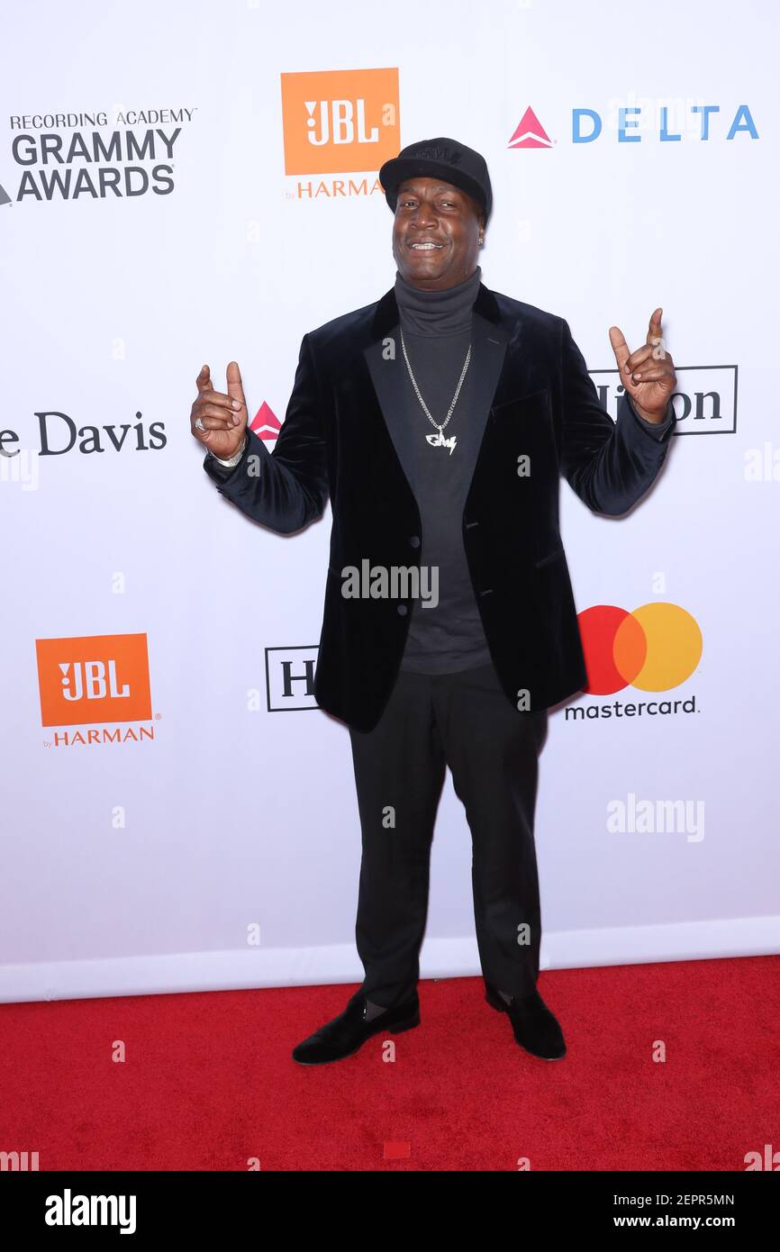 Grandmaster Flex arrives to the 2018 Pre-GRAMMY Gala and GRAMMY Salute ...