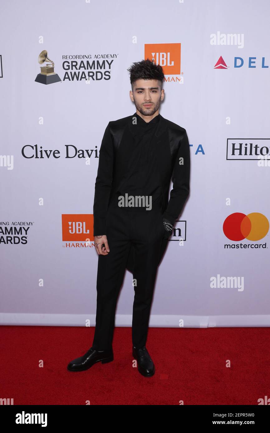 Zayan Malik arrives to the 2018 Pre-GRAMMY Gala and GRAMMY Salute to ...