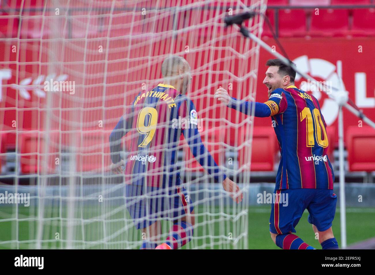 Lionel messi barcelona goal 2021 hi-res stock photography and images ...