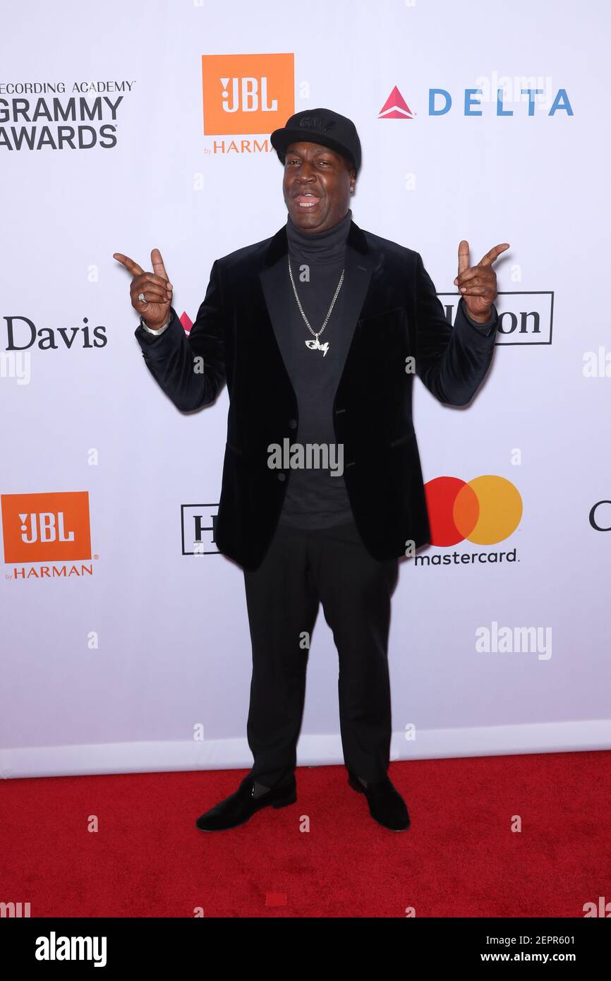 Grandmaster Flex arrives to the 2018 Pre-GRAMMY Gala and GRAMMY Salute ...