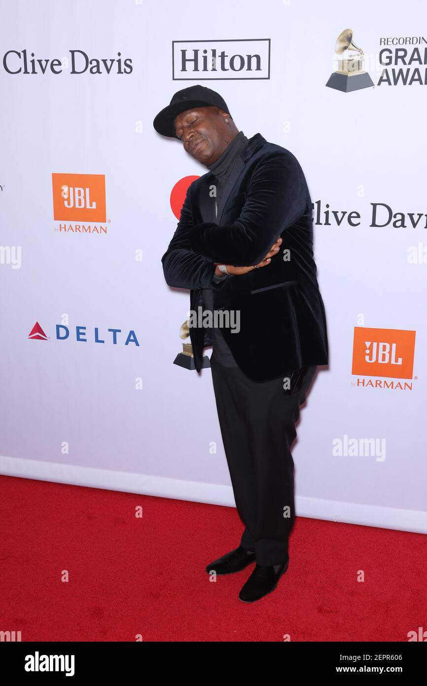 Grandmaster Flex arrives to the 2018 Pre-GRAMMY Gala and GRAMMY Salute ...