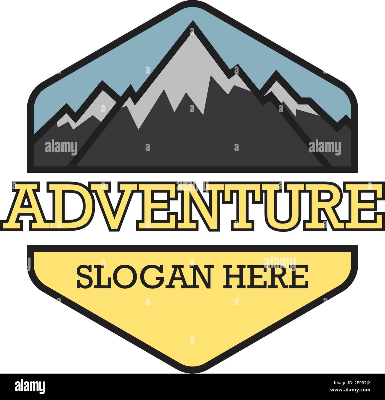 adventure logo with text space for your slogan tag line, vector ...