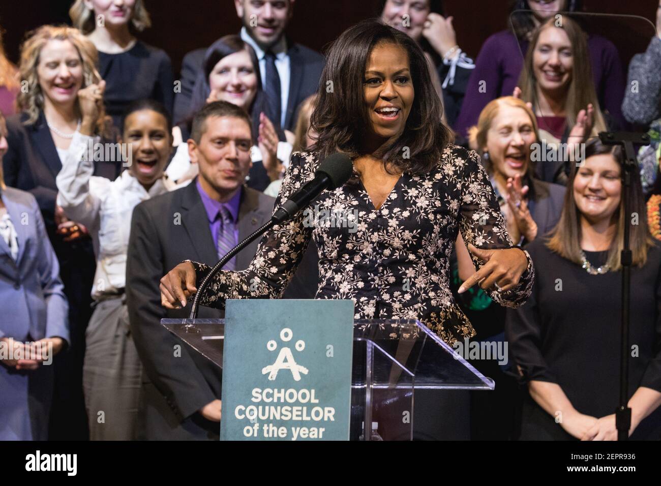 Former First Lady Of the U.S. Michelle Obama presented the 2018 School ...
