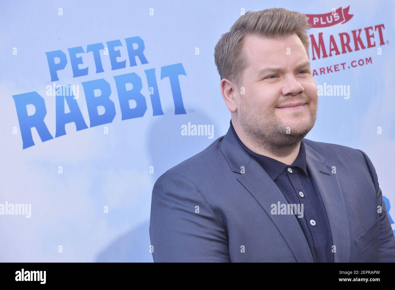 James Corden arrives at the "Peter Rabbit" Los Angeles Premiere held at ...