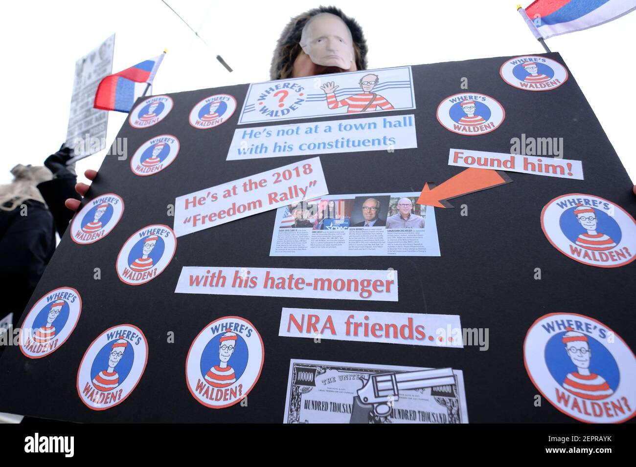 Protesters demonstrate against Oregon Liberty Alliance's Freedom Rally ...