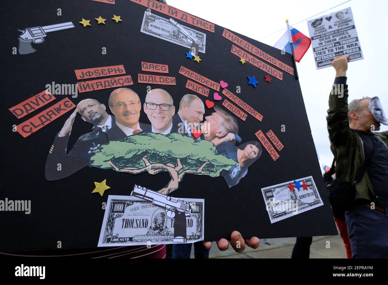 Protesters gather to demonstrate against Oregon Liberty Alliance's ...