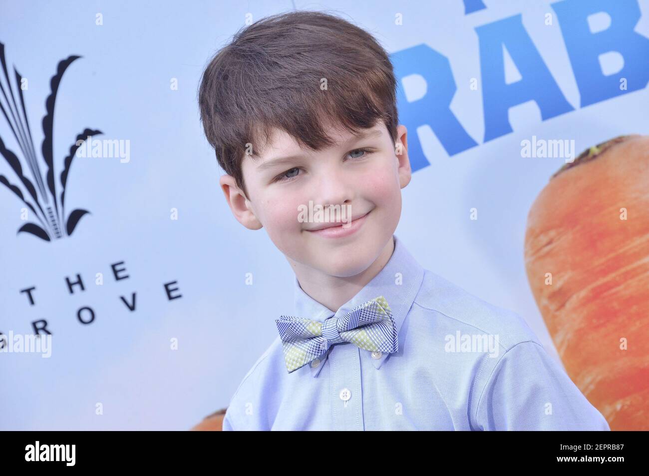 Iain Armitage arrives at the "Peter Rabbit" Los Angeles Premiere held ...