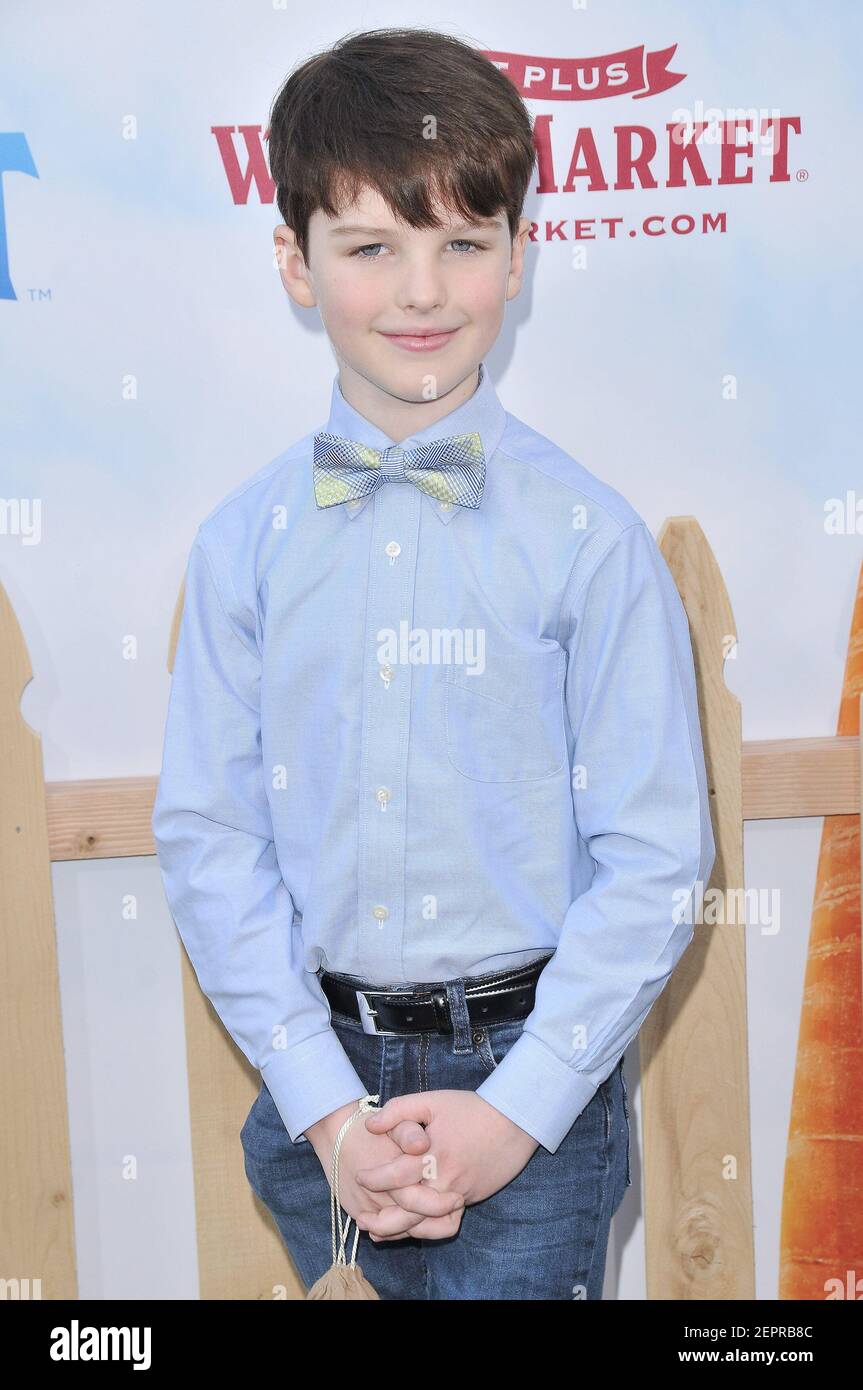 Iain Armitage arrives at the "Peter Rabbit" Los Angeles Premiere held ...