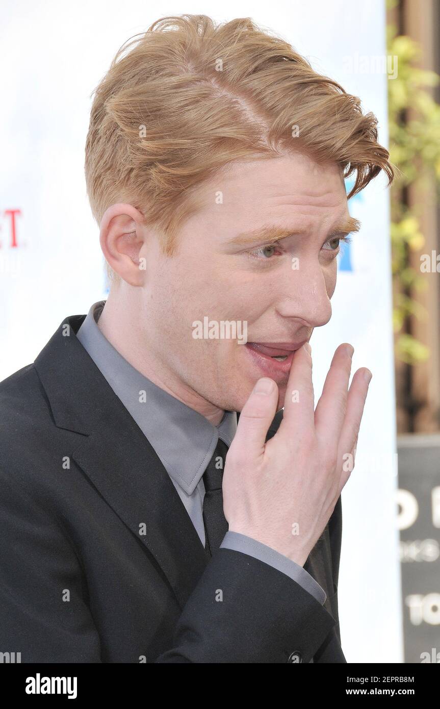 Domhnall Gleeson arrives at the "Peter Rabbit" Los Angeles Premiere ...