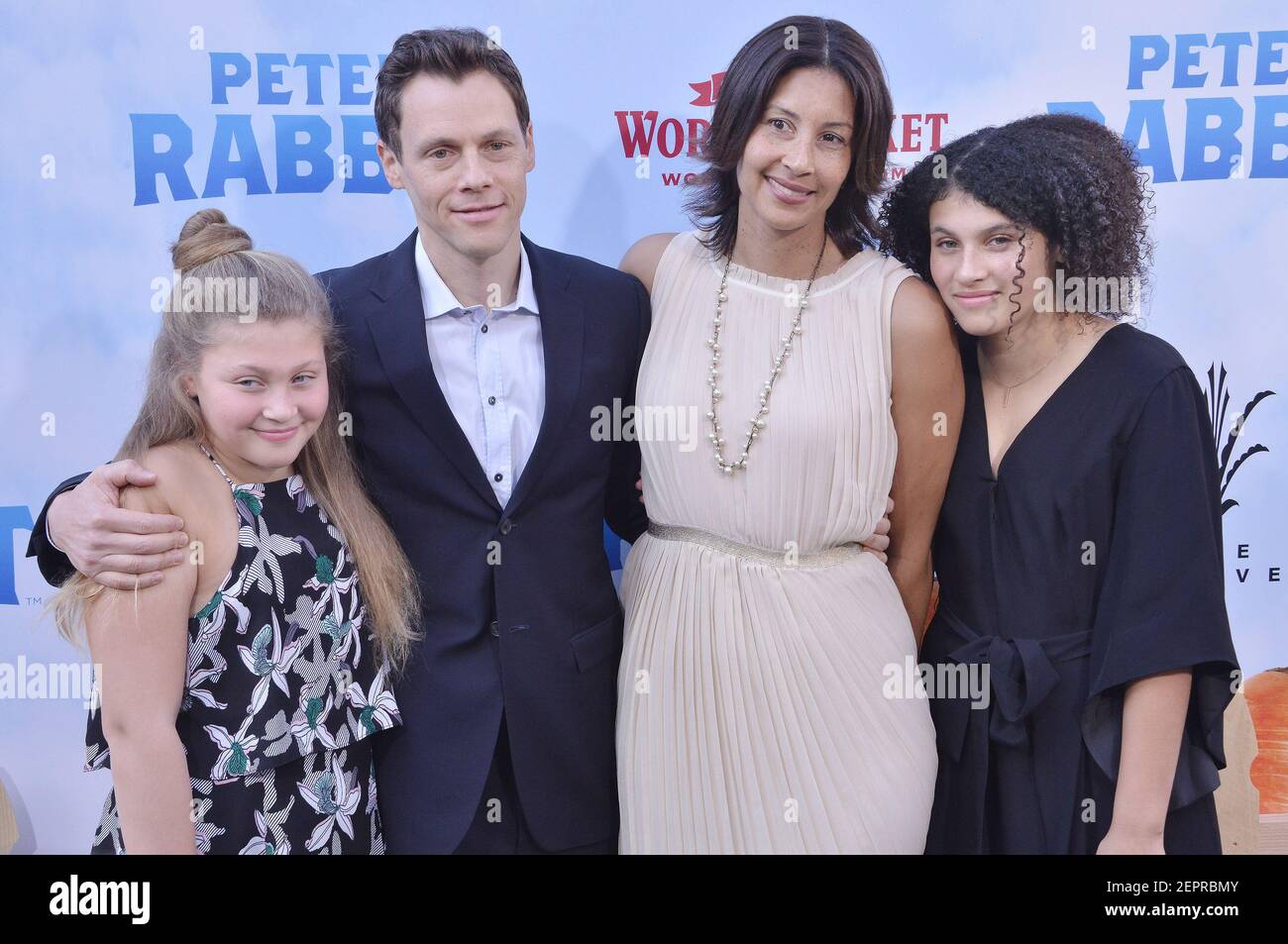Will Gluck and Family arrives at the "Peter Rabbit" Los Angeles ...