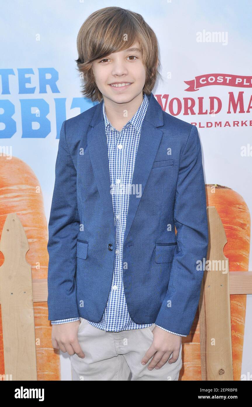 Prestyn Bates arrives at the "Peter Rabbit" Los Angeles Premiere held ...