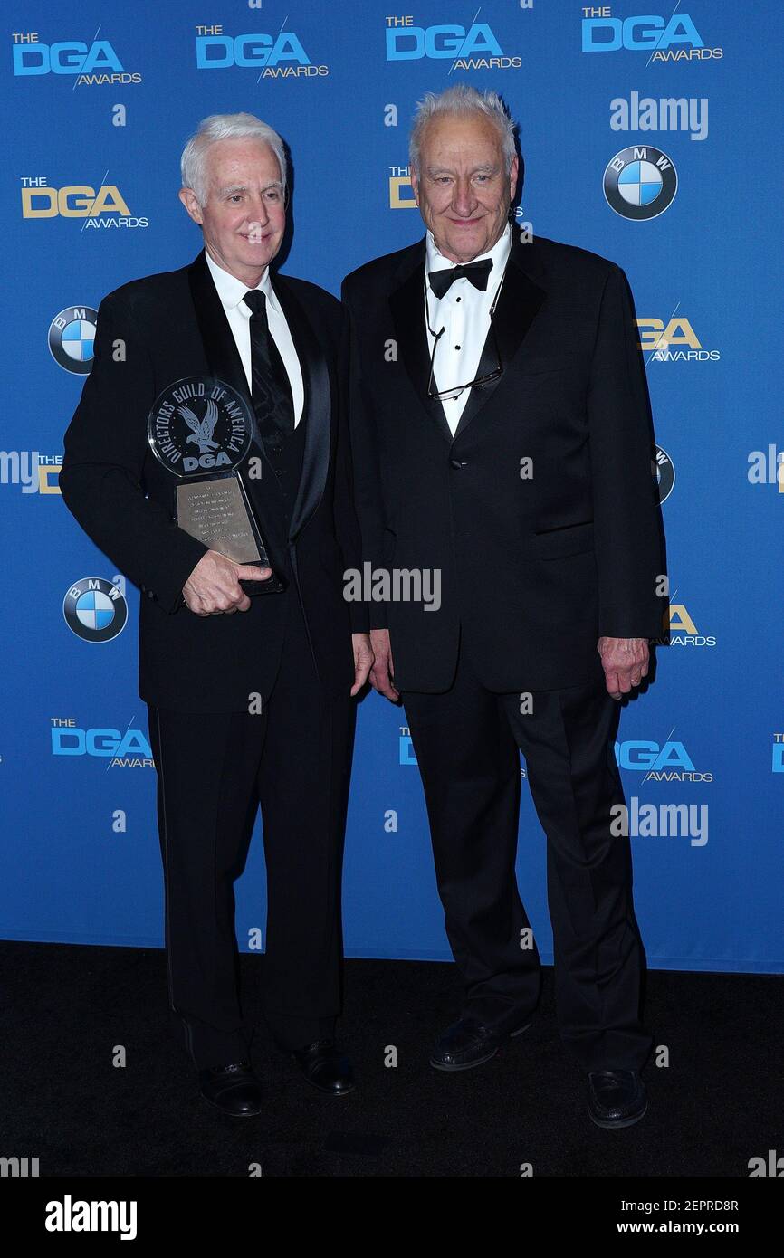Director Jim Tanker (L), recipient of the Franklin J. Schaffner ...