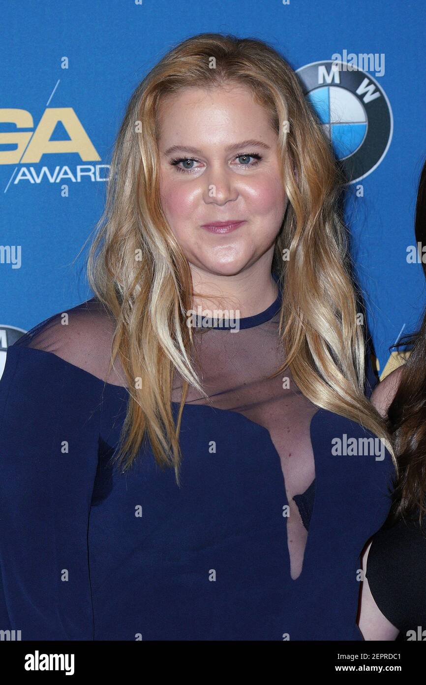 Comedian Amy Schumer poses in the press room during the 70th Annual ...