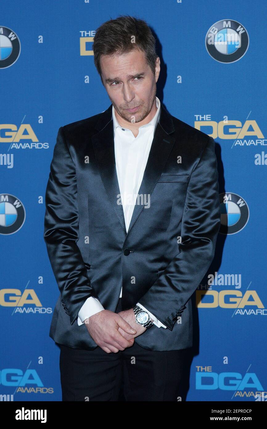 Actor Sam Rockwell poses in the press room during the 70th Annual ...