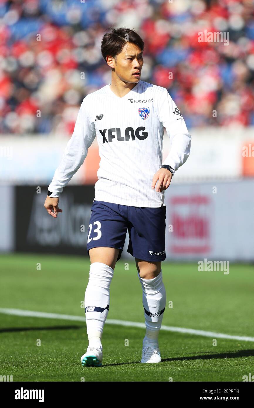Saitama, Japan. 27th Feb, 2021. Ryoma Watanabe (FC Tokyo) Football/Soccer : 2021 J1 League match ...