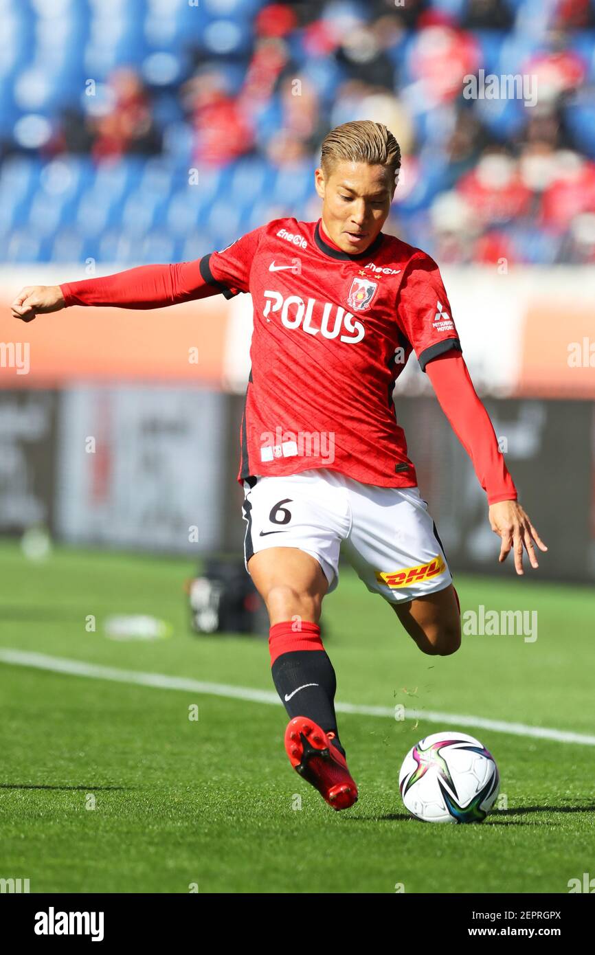Saitama, Japan. 27th Feb, 2021. Ryosuke Yamanaka (Reds) Football/Soccer ...