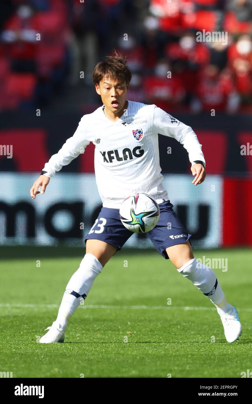 Saitama, Japan. 27th Feb, 2021. Ryoma Watanabe (FC Tokyo) Football/Soccer : 2021 J1 League match ...